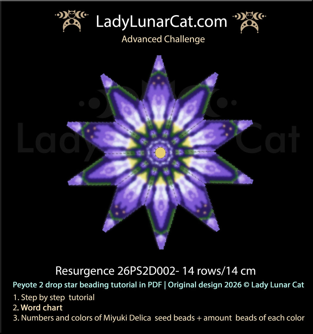 Weekend Beading Projects — 2-Day PDF Bead Patterns – Lady Lunar Cat ...